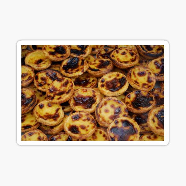 "Pastel de Nata - The most heavenly treat in Portugal" Sticker by ...