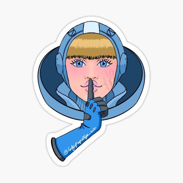 "Wattson Shh" Sticker for Sale by LadyPapatya-Art | Redbubble