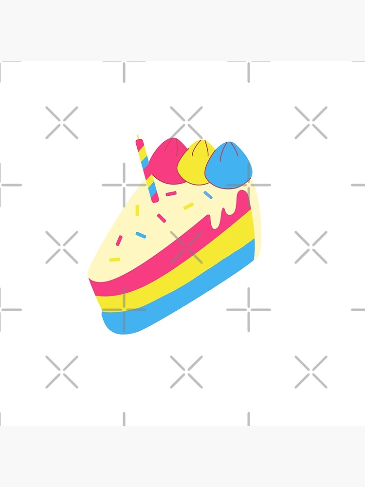 "Subtle Pansexual Cake. pansexual cake. pansexual birthday cake ...