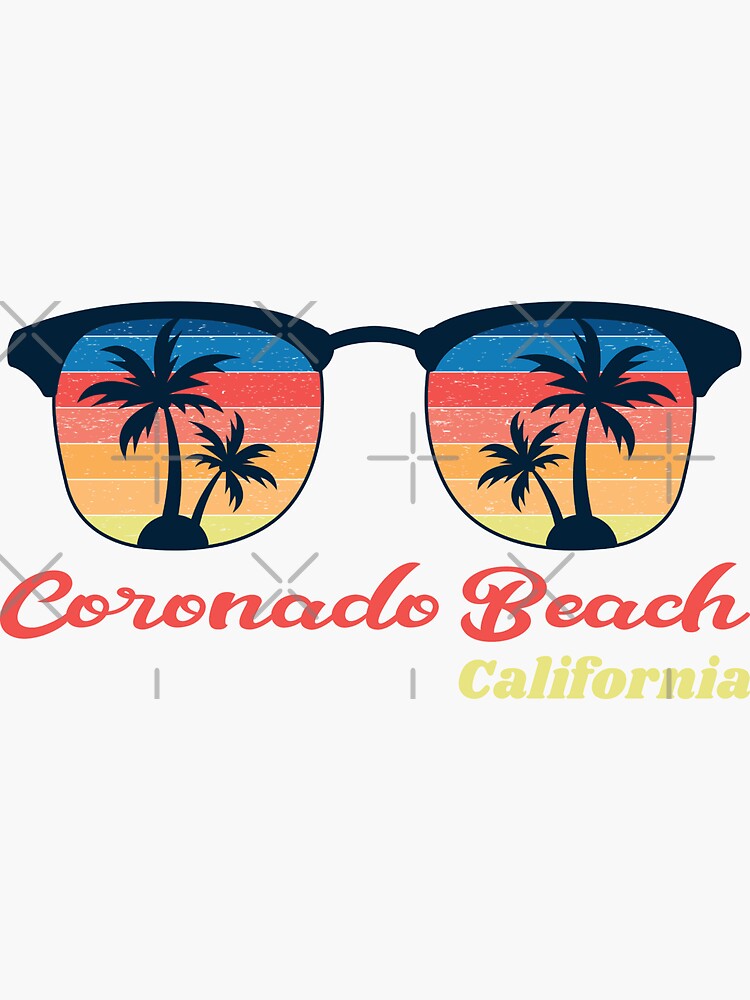 "Coronado Beach California, Summer Vacation" Sticker for Sale by JasKei ...
