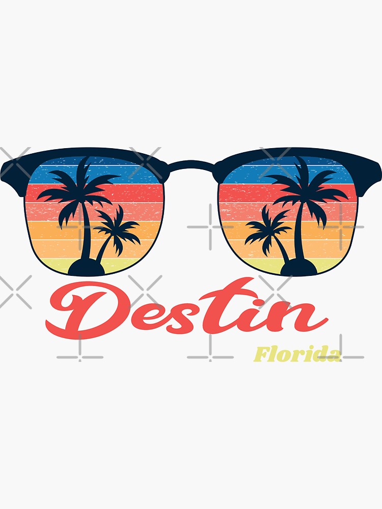 "Destin Florida, Summer Vacation" Sticker for Sale by JasKei-Designs ...