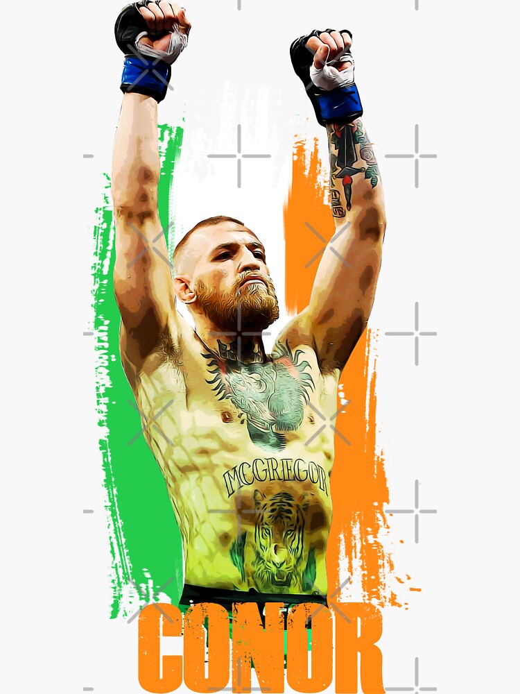 "Notorious Conor" Sticker for Sale by NimbusClouds | Redbubble