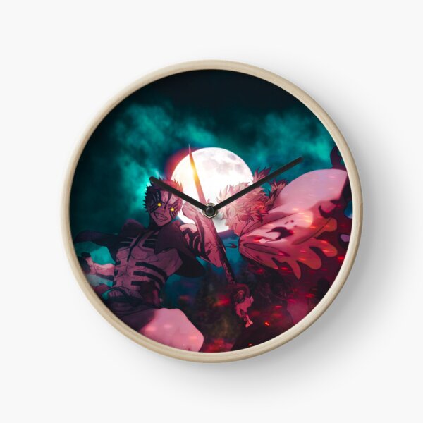 "Rengoku vs Akaza - Mugen Train Demon Slayer Kimetsu no Yaiba" Clock by ...
