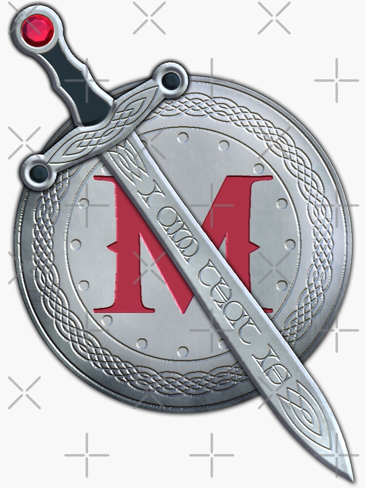 "Redwall Sword & Shield of Martin The Warrior - I Am that is" Sticker ...