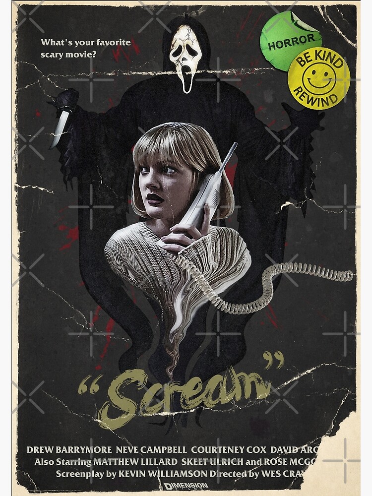 ""Scream" Vintage Movie Poster" Poster for Sale by Herman2181 | Redbubble