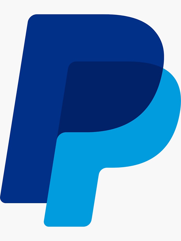 "PayPal" Sticker for Sale by TheSideGig | Redbubble