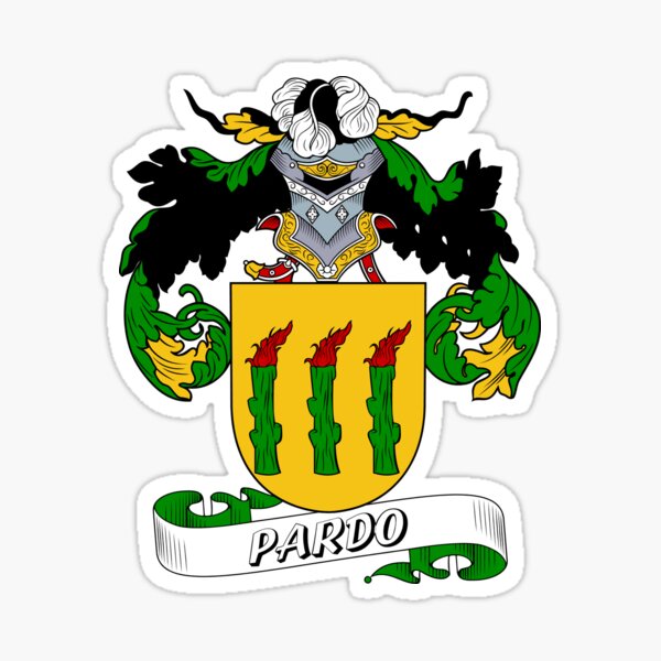 "Pardo" Sticker by HaroldHeraldry | Redbubble