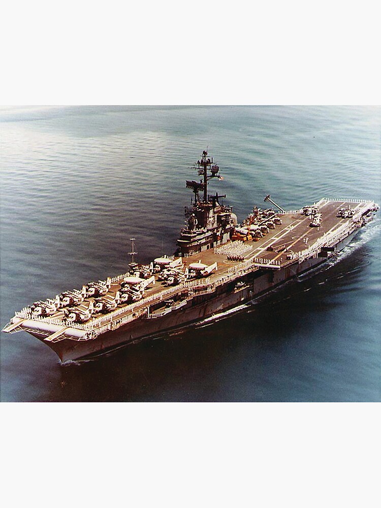 USS TICONDEROGA (CVS-14) SHIP'S STORE Premium Matte Vertical Poster ...