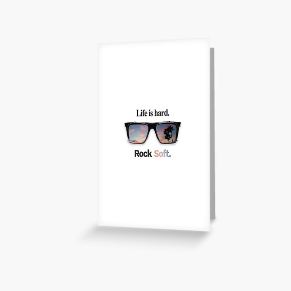 "Sob Rock John Mayer - Life is Hard. Rock Soft." Greeting Card for Sale ...