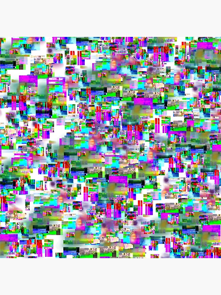 "glitchcore aesthetic" Poster by celestivl | Redbubble