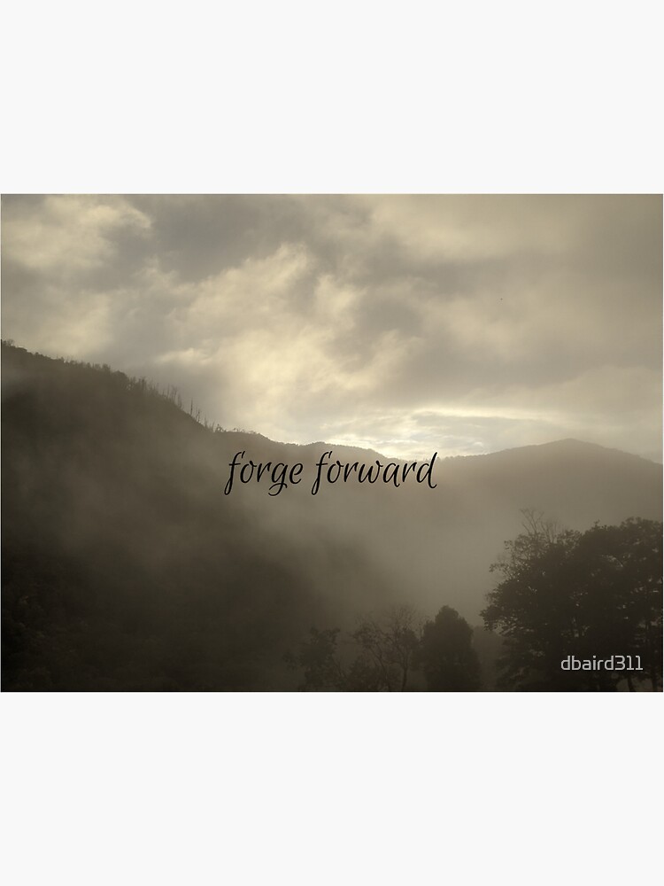 "Forge Forward" Sticker by dbaird311 | Redbubble