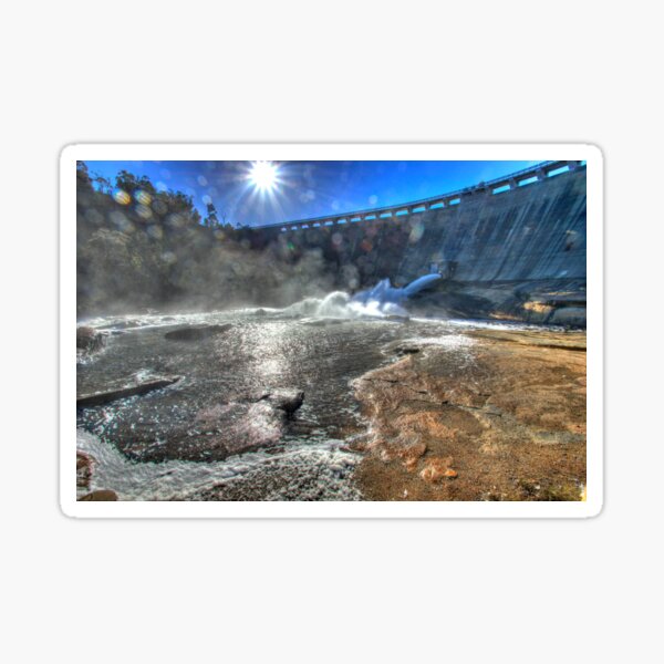"Wellington Dam" Sticker for Sale by BigAndRed | Redbubble