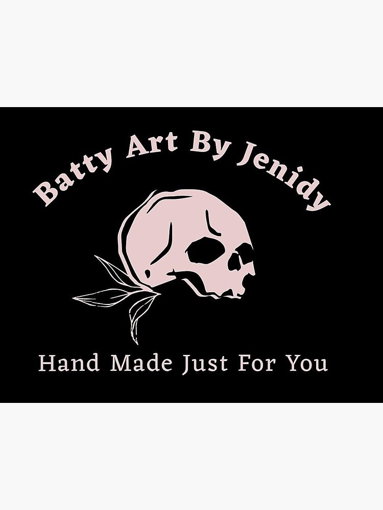 "Batty Art By Jenidy Logo" Poster for Sale by JenidyJohnson | Redbubble