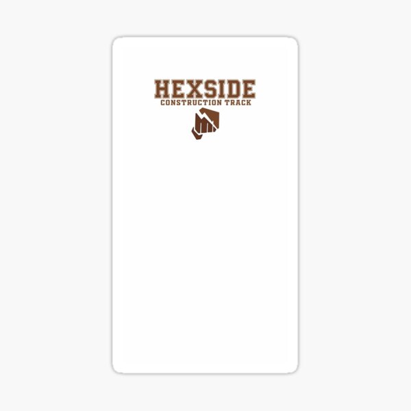 "Hexside Construction Track| Perfect Gift | Owl house gift" Sticker for ...