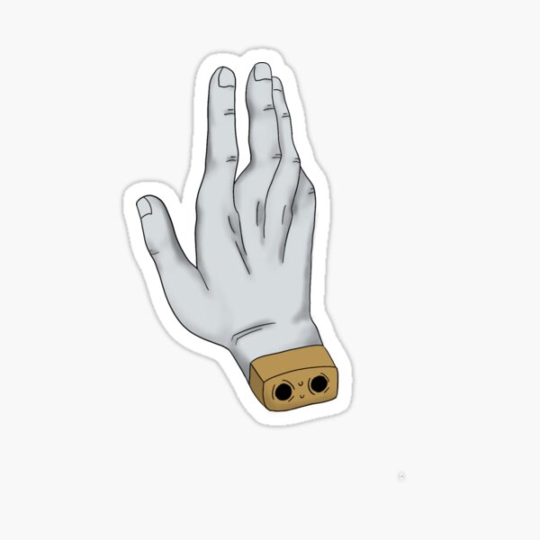 "Tomura Shigaraki Hand" Sticker by KawaiiDesignsCo | Redbubble