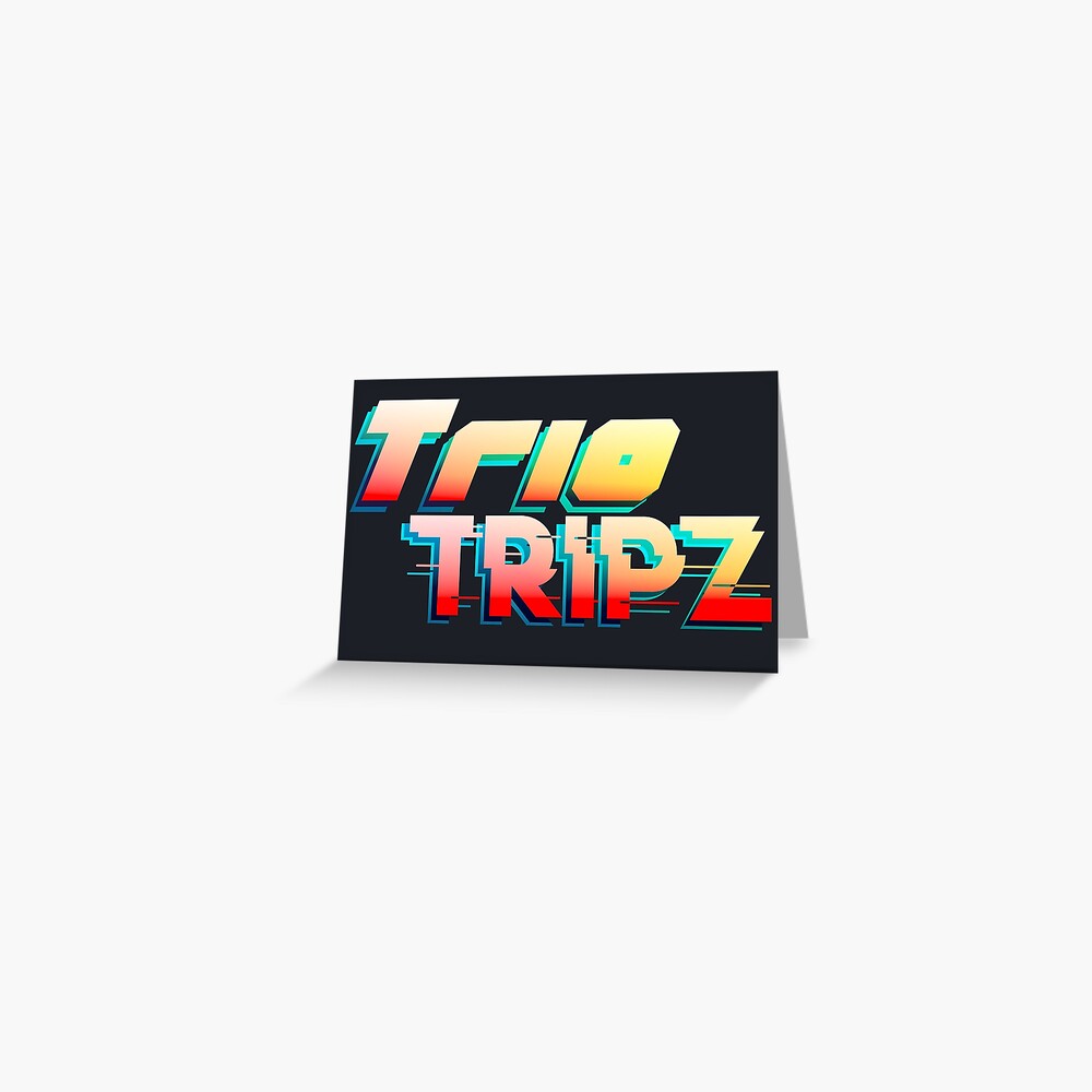 "Trio Tripz - Flash Logo " Greeting Card by TrioTripz | Redbubble