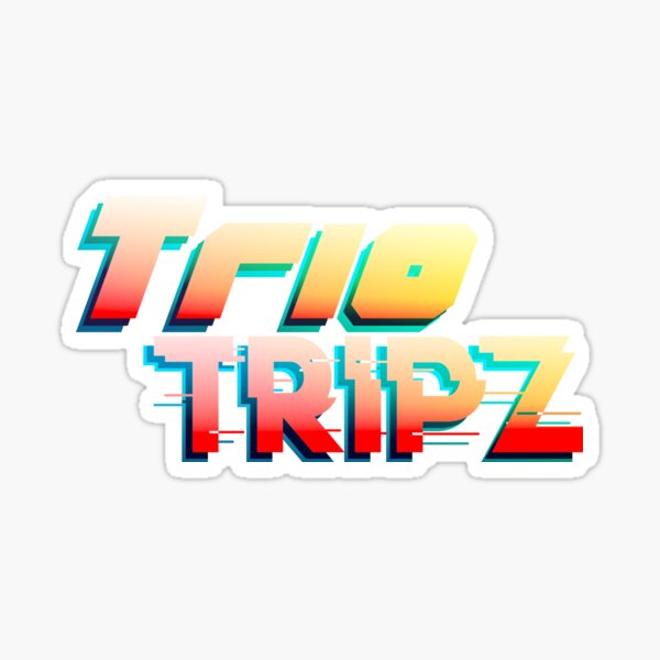 "Trio Tripz - Flash Logo " Sticker for Sale by TrioTripz | Redbubble