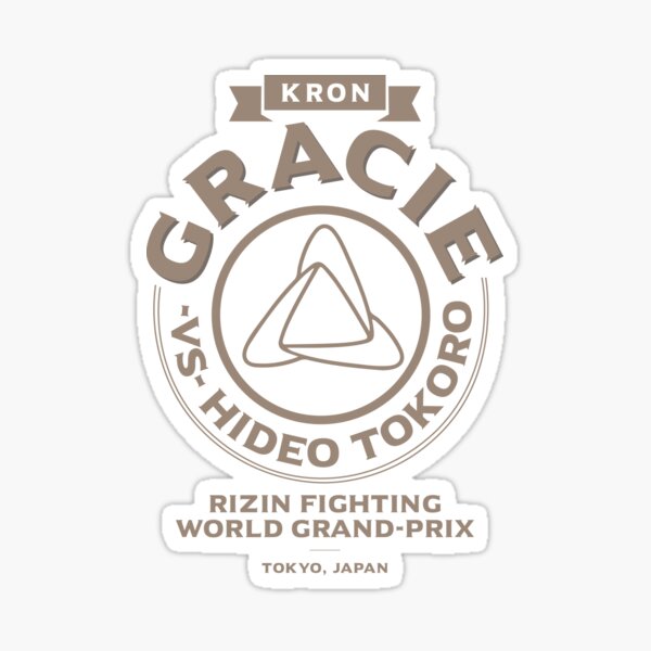 "Kron Gracie Tokyo Japan" Sticker for Sale by sleekjuan | Redbubble