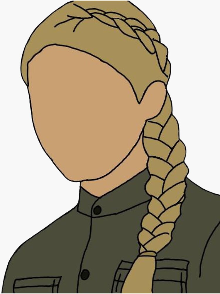 "Prim Everdeen" Sticker for Sale by Discipuli Designs | Redbubble
