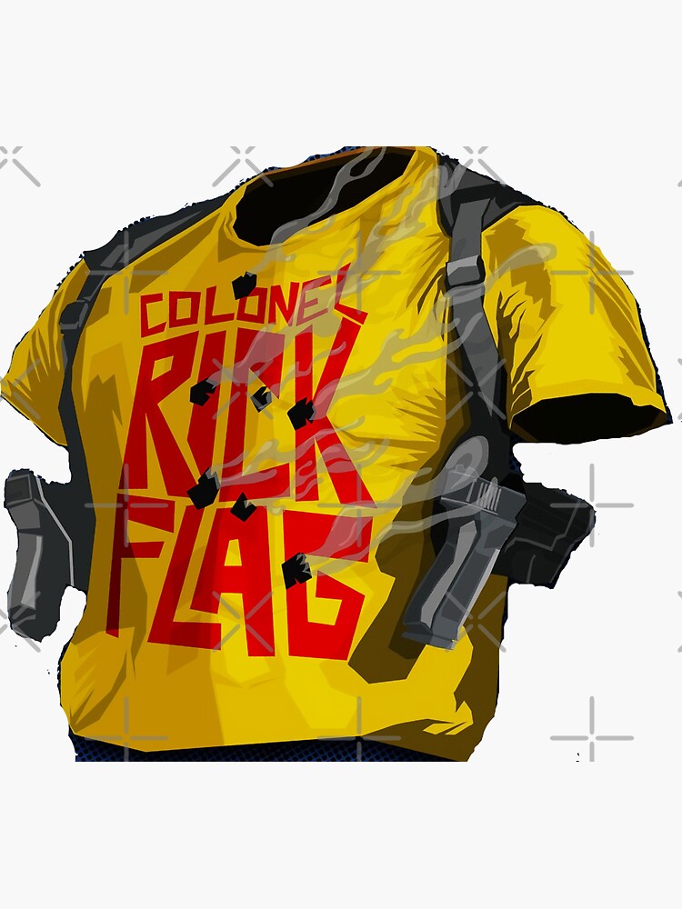 "Rick Flag" Sticker for Sale by sidneyallshop | Redbubble