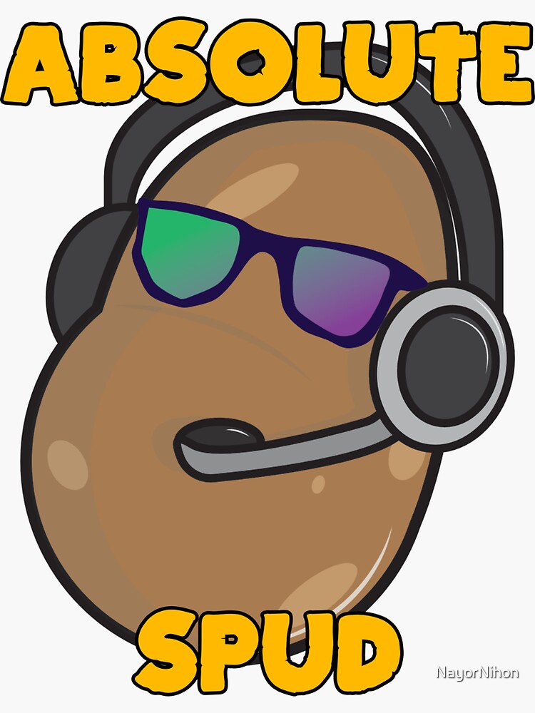 "Absolute Spud" Sticker for Sale by NayorNihon | Redbubble