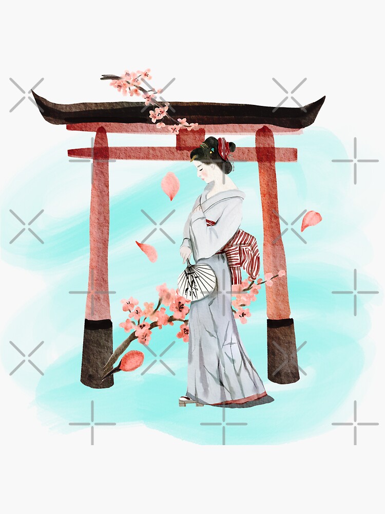 "Hana Winter Is Coming Watercolor Art" Sticker for Sale by skandora ...