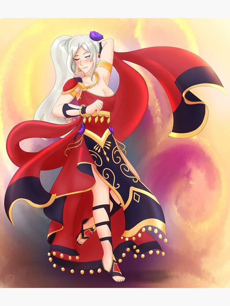 "Dancer Edelgard" Art Print for Sale by Darkie4Eva | Redbubble