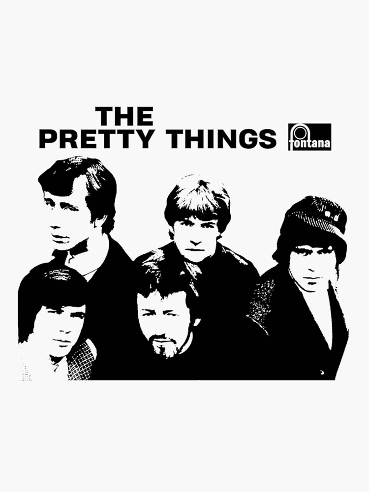 "THE PRETTY THINGS 60S PSYCH ROCK RNB LONDON SUPER COOL" Sticker by ...