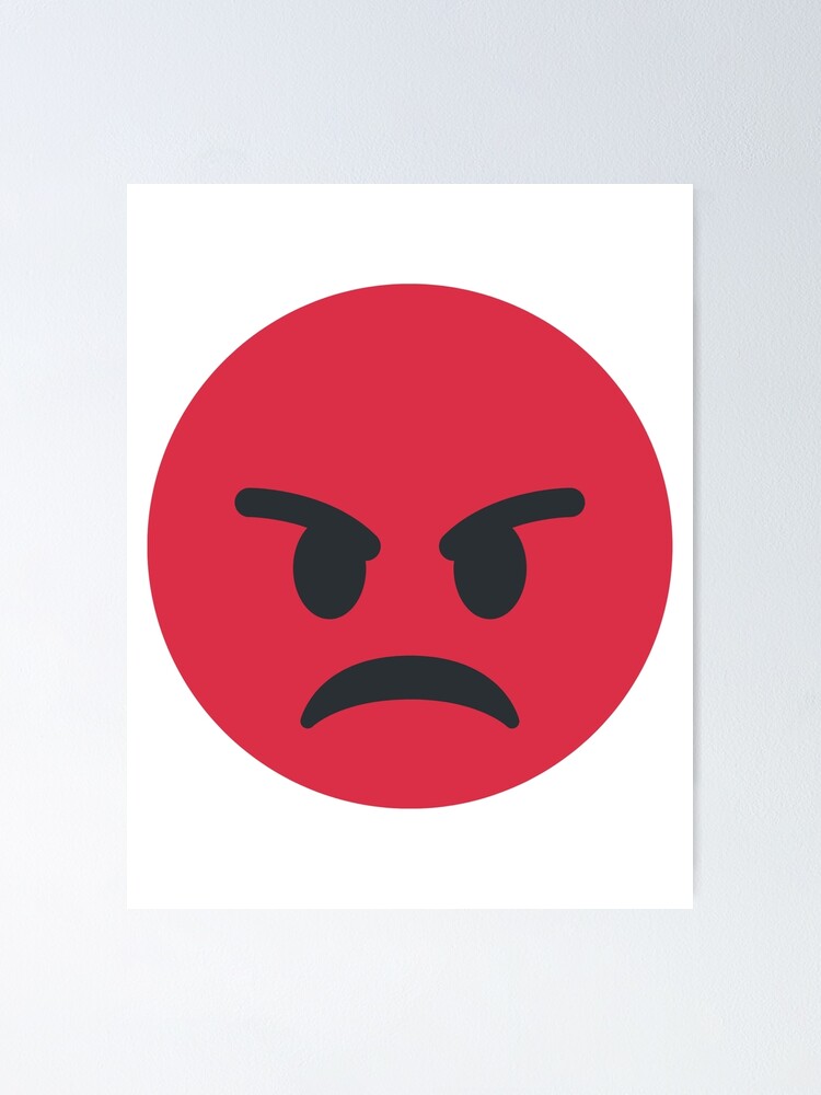 "Angry" Poster for Sale by Slteam | Redbubble