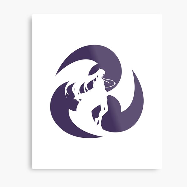 "Genshin Impact Baal - Raiden Shogun Vector Art" Metal Print by ...