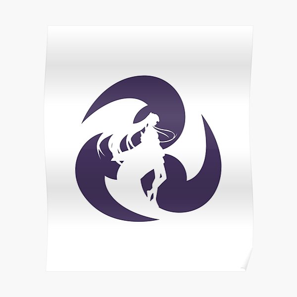 "Genshin Impact Baal - Raiden Shogun Vector Art" Poster for Sale by ...