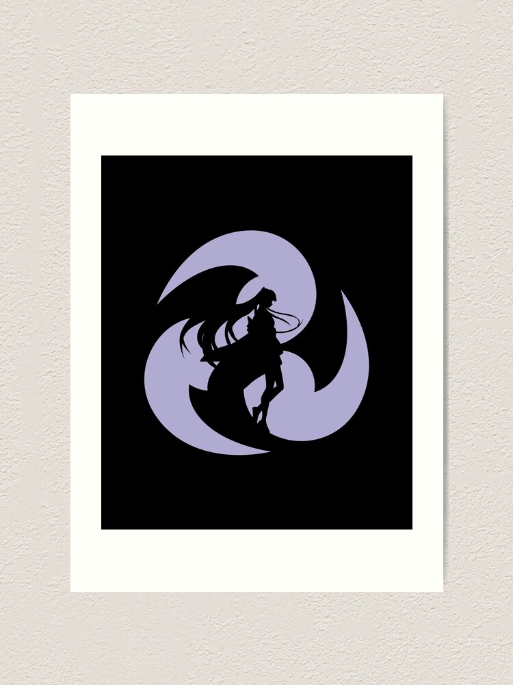 "Genshin Impact Baal - Raiden Shogun Vector Art" Art Print by Cleafhaze ...