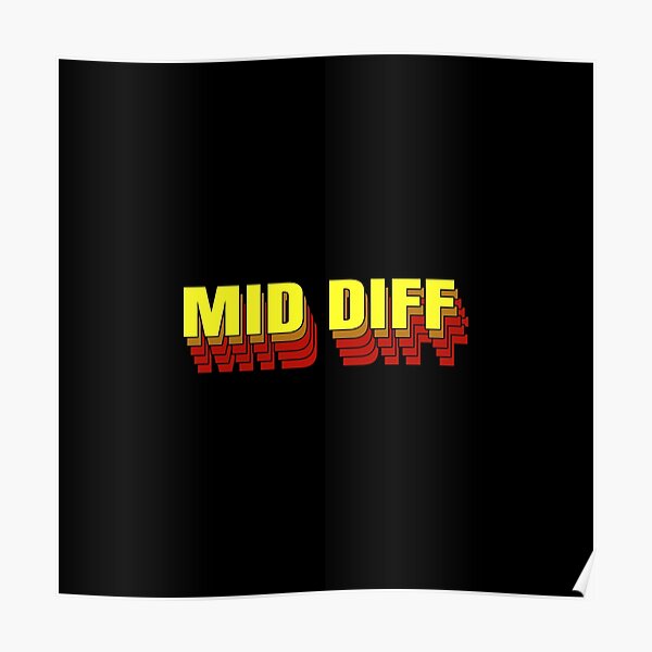 "MID DIFF CASCADED LOL LEAGUE " Poster for Sale by ASOE | Redbubble
