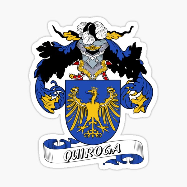 "Quiroga" Sticker by HaroldHeraldry | Redbubble