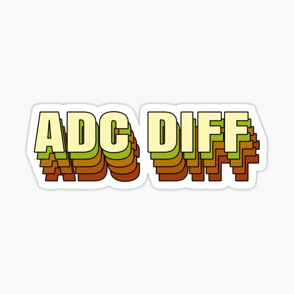 "ADC DIFF CASCADED LOL LEAGUE " Sticker for Sale by ASOE | Redbubble
