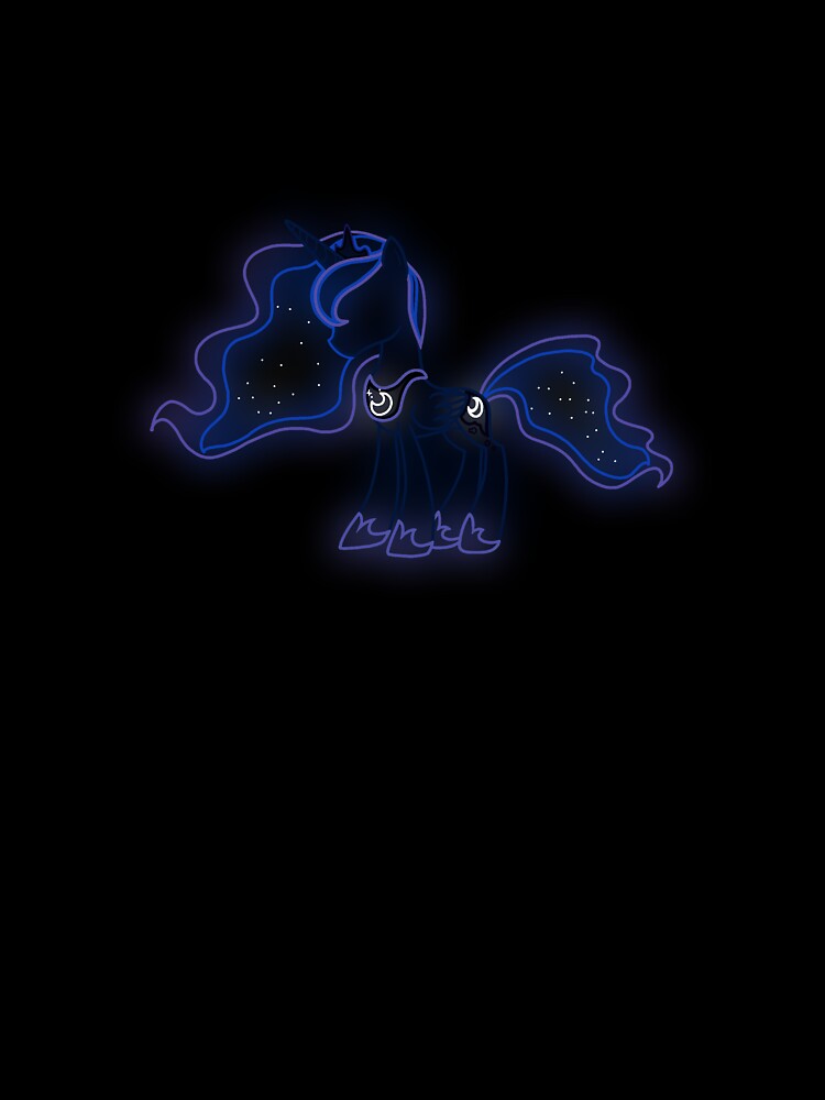 Princess Luna Neon Wallpaper