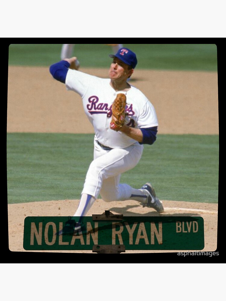 "Nolan Ryan Blvd." Sticker for Sale by asphaltimages | Redbubble
