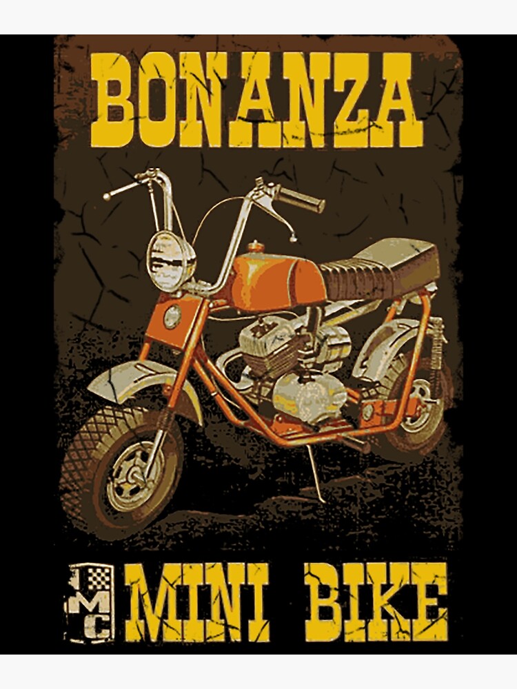 "Bonanza T-ShirtBonanza Mini Bike" Poster for Sale by GagaLot | Redbubble