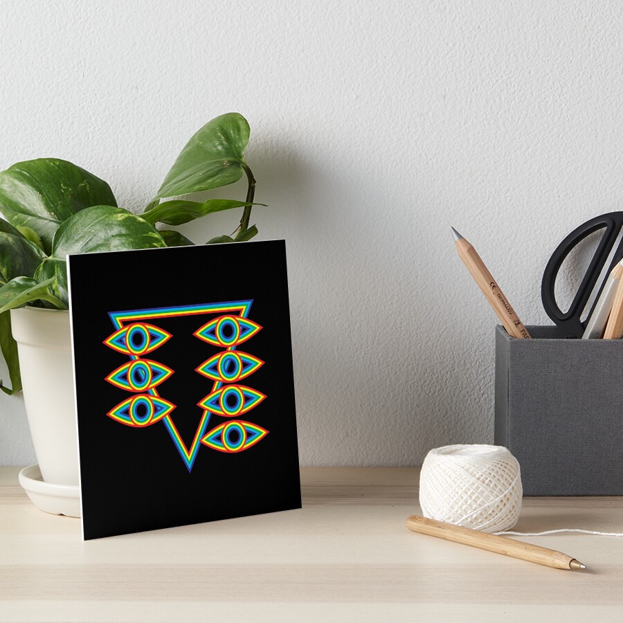 "Seele Rainbow Logo Evangelion" Art Board Print for Sale by Zayter ...