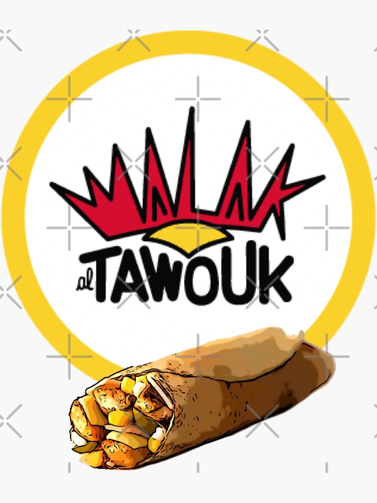 "MALAK AL TAWOUK" Sticker for Sale by kellykhoury | Redbubble