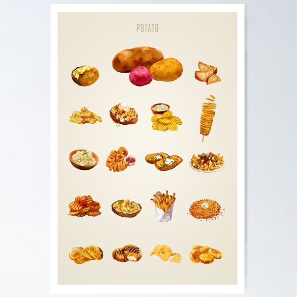 "POTATO" Poster for Sale by banafria | Redbubble