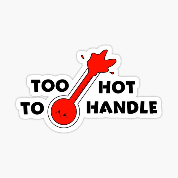 "Thermometer too hot to handle" Sticker by Faq-Qaf | Redbubble