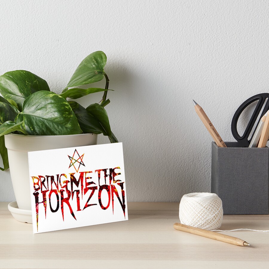 "BMTH Band Logo Fan Art" Art Board Print for Sale by stimothy464 ...