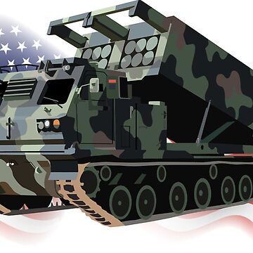 "M270 Multiple Launch Rocket System (MLRS)" Sticker for Sale by ...