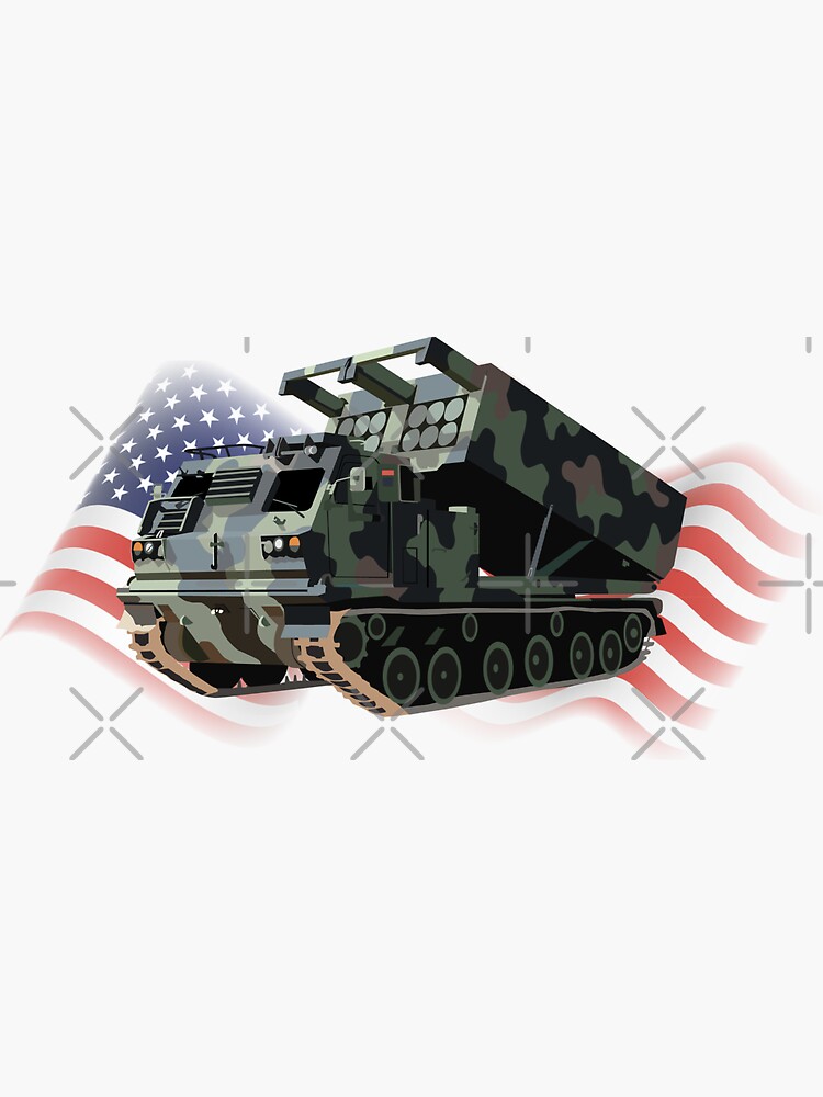 "M270 Multiple Launch Rocket System (MLRS)" Sticker for Sale by ...