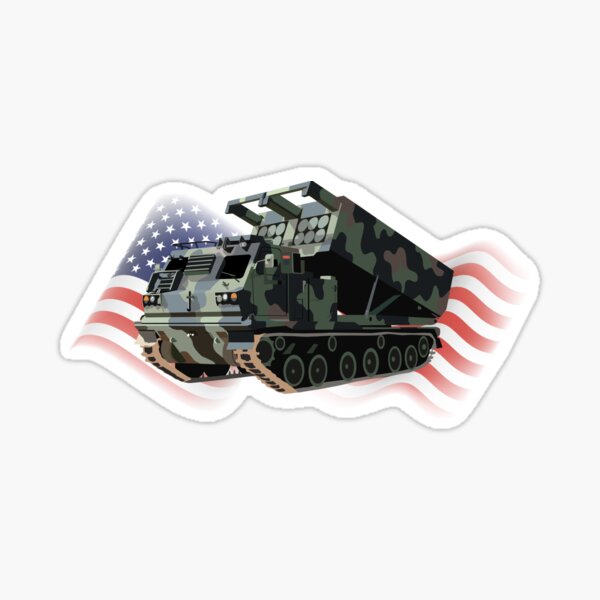"M270 Multiple Launch Rocket System (MLRS)" Sticker for Sale by ...