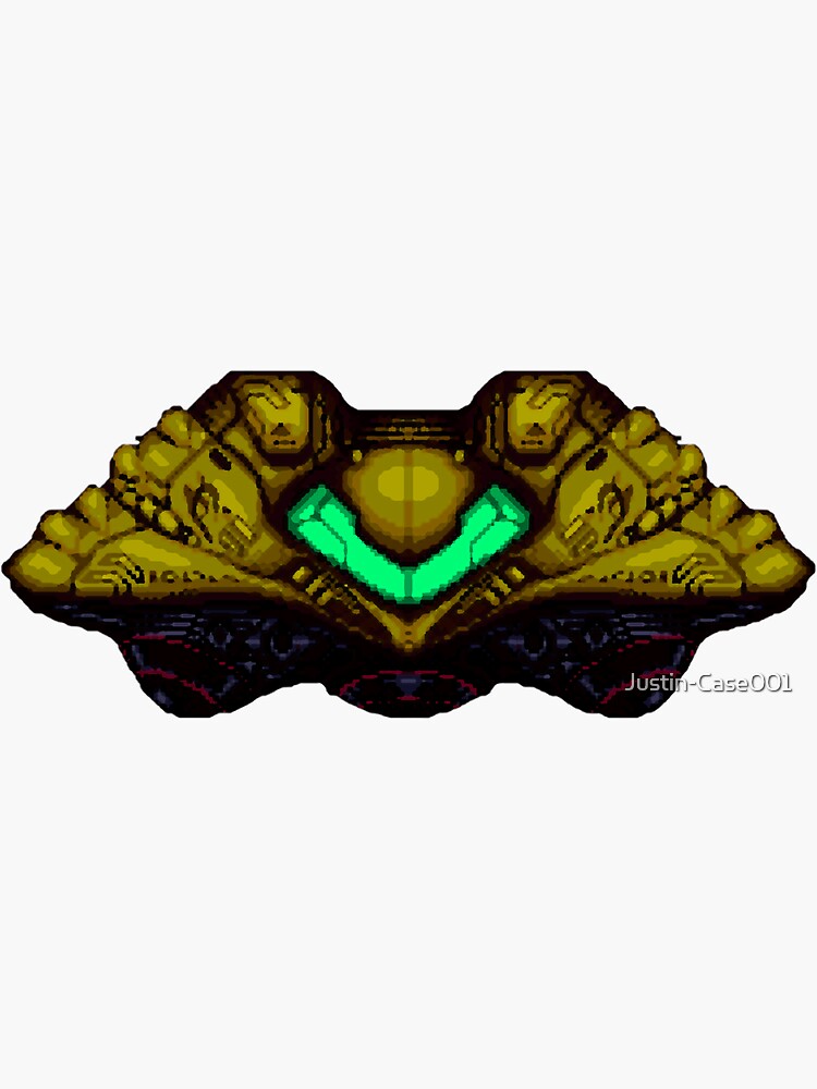 "Super Metroid - Samus' Ship" Sticker for Sale by Justin-Case001 ...