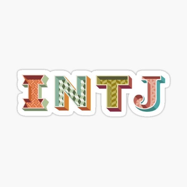 "INTJ vintage" Sticker by ElenaDanilo | Redbubble
