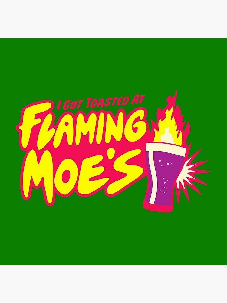 "Flaming Moes" Poster for Sale by peterdovetail | Redbubble