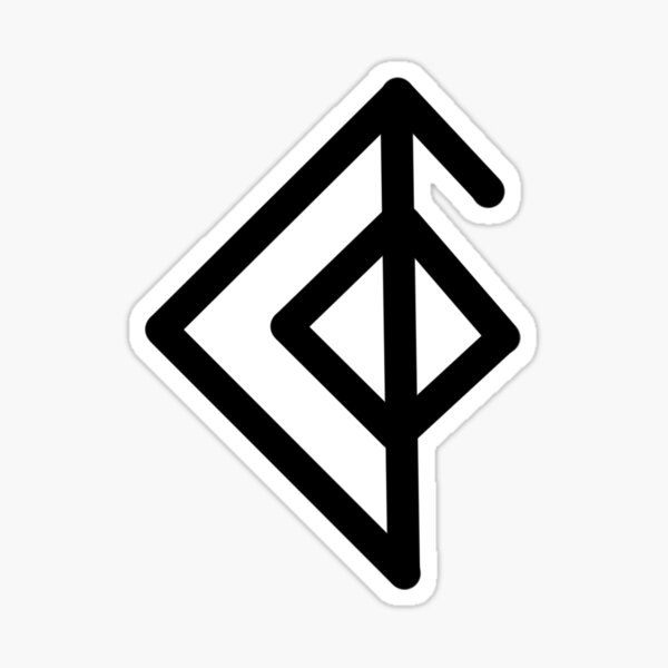 "Love Rune (Man - Woman)" Sticker for Sale by SilverFoxyPaw | Redbubble